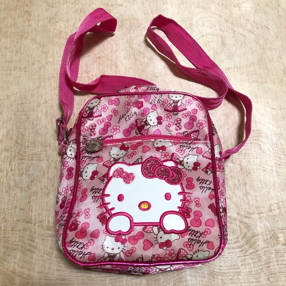 Hello Kitty | Accessories | Hello Kitty Crossbody Bag Purse Pink | Poshmark
